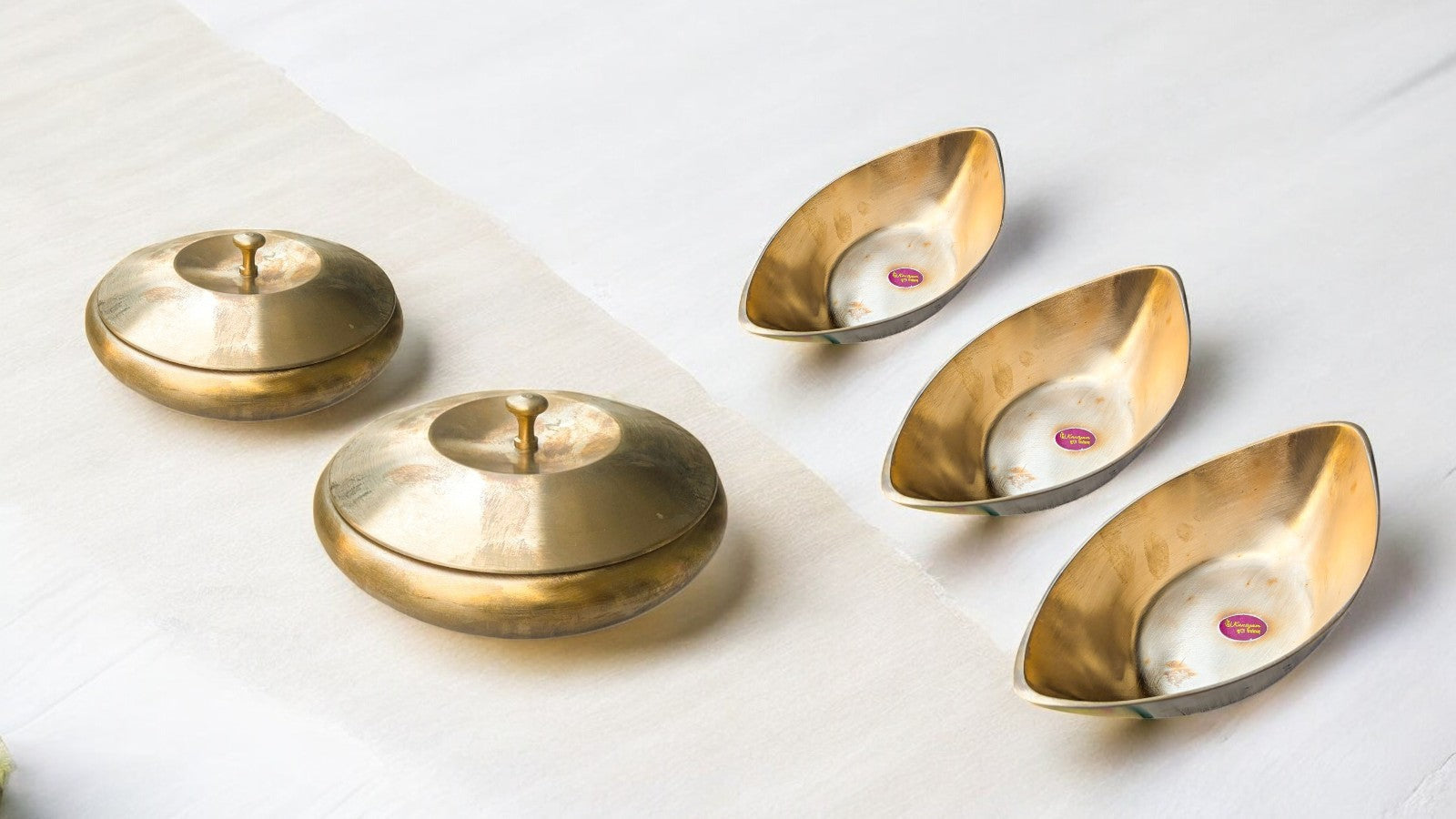 Kansa Handi Collection: Traditional Indian Serveware | CarryHome