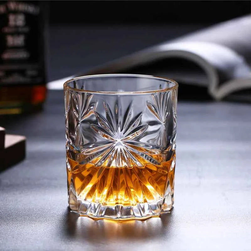 RCR Oasis Crystal DOF Whiskey Glasses, 320 ml, Set of 6 – CarryHome